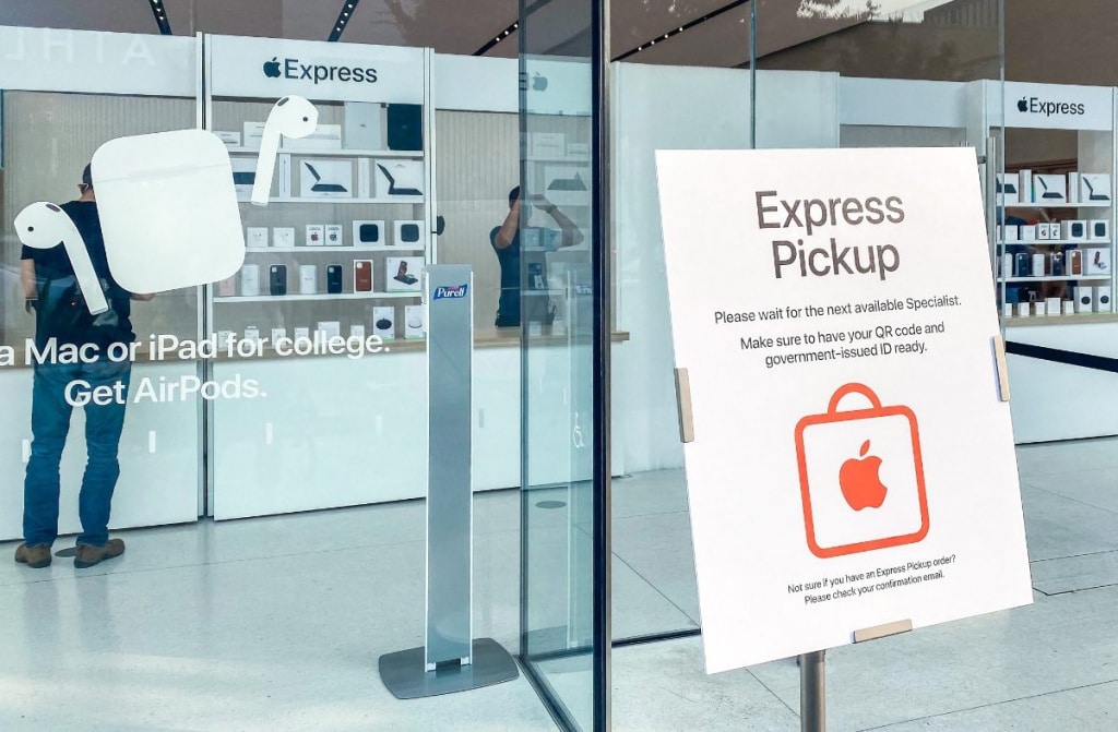 Apple is testing a new concept of express stores - Malls.com